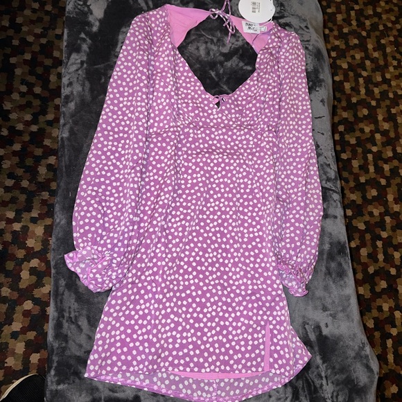 Princess Polly | Dresses | Princess Polly Abbie Mini Dress In Purple ...